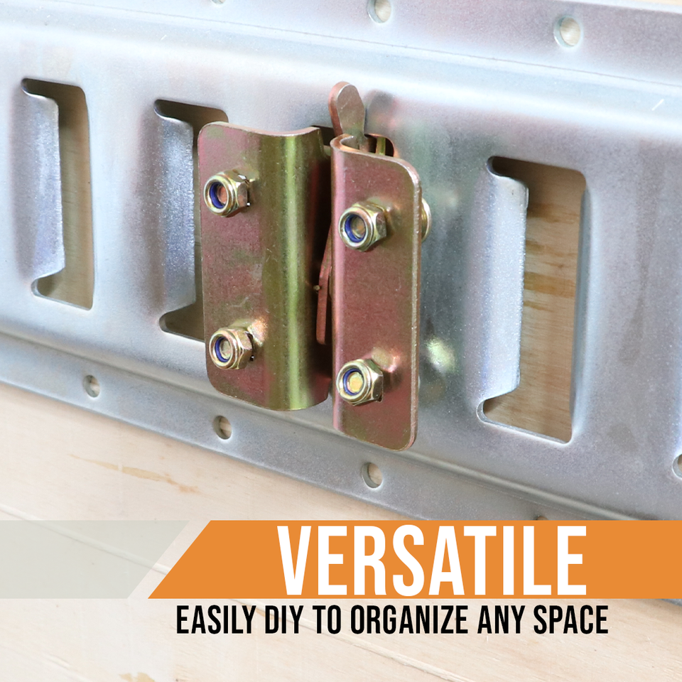 Bolt-On E-Track Fitting Accessory DIY Organizer E Track Fitting 4 Pack ...