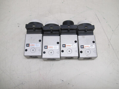 Lot Of 4 SMC Push Button Valve Switch P/N: NVM23 FREE SHIPPING | eBay