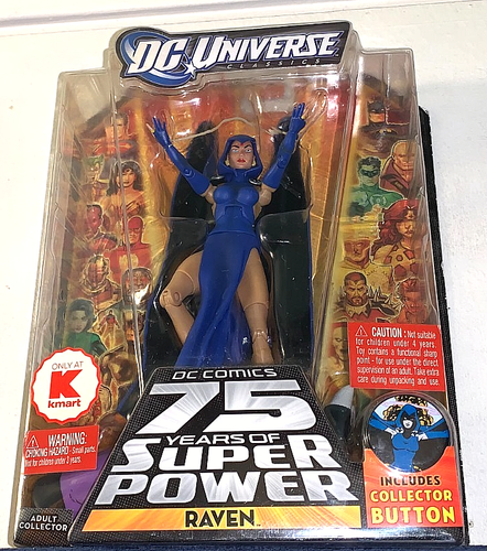 DC UNIVERSE KMART ONLY 75 YEARS OF SUPER POWER RAVEN WAVE 15 6" FIG. 4 ...