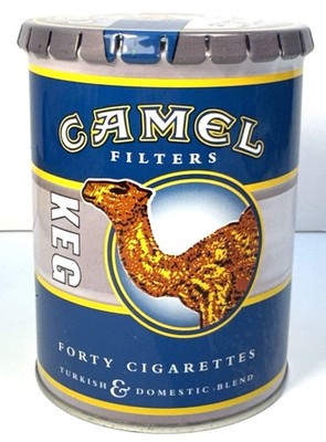 Vintage 2000 Camel Filters 40 Cigarette Camel Keg Tin Collectible ...