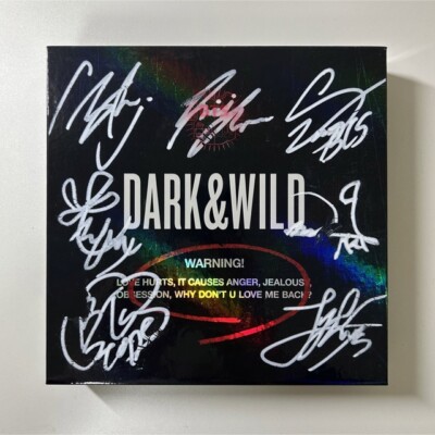 BTS Dark and Wild CD album Autographed Signed from Japan Import | eBay