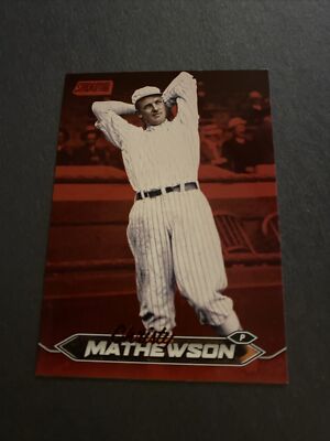 Christy Mathewson Red Foil 2024 Topps Stadium Club #169 | eBay