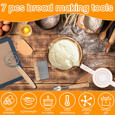 Bread Making Tools Practical Bread Baking Starter Kit Includes Yeast ...