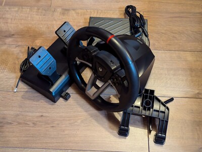 HORI RWO Overdrive racing steering wheel with pedals USB wired for Xbox ...