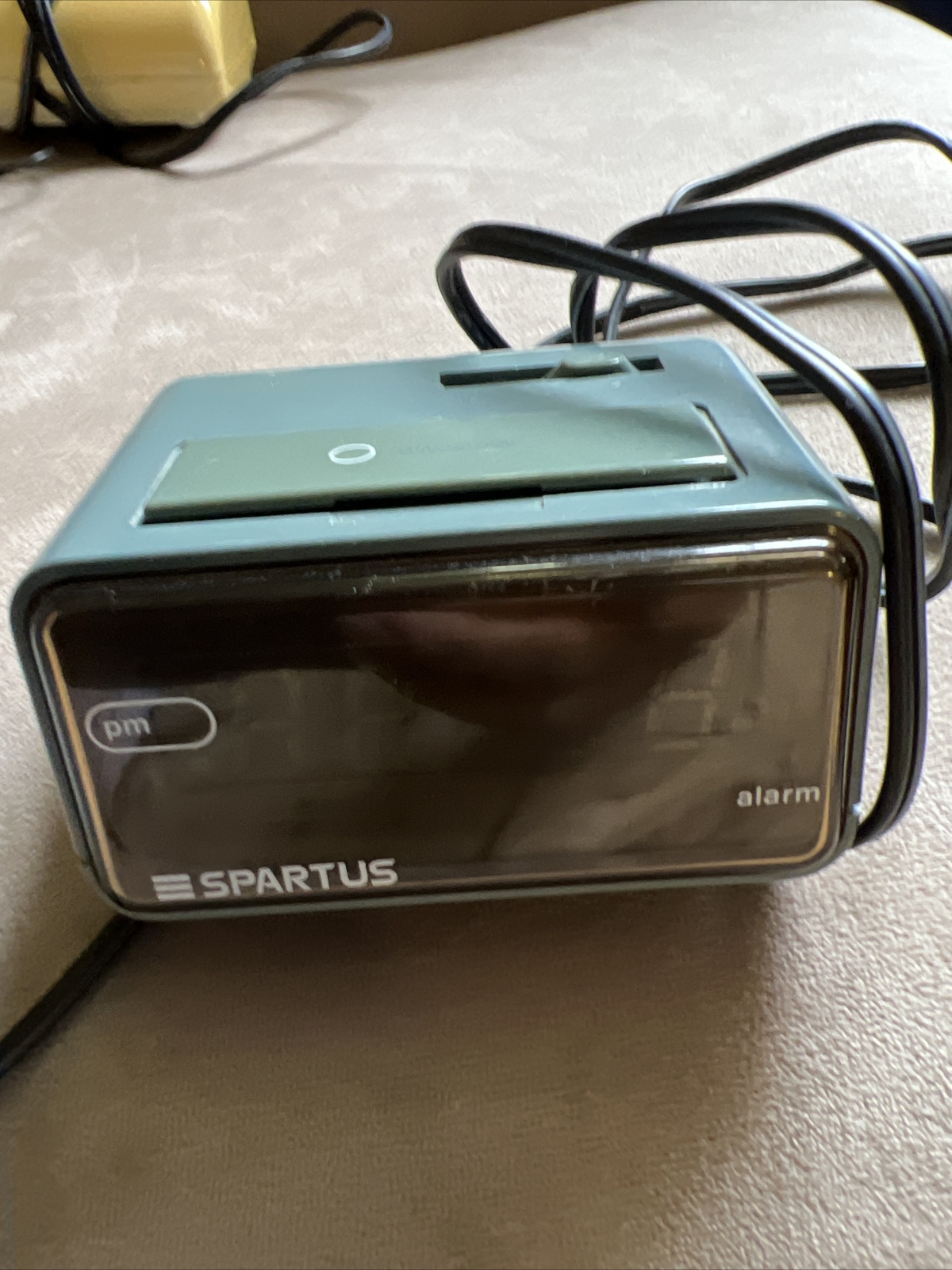 Vintage Spartus alarm clock 1158-61 blue | eBay