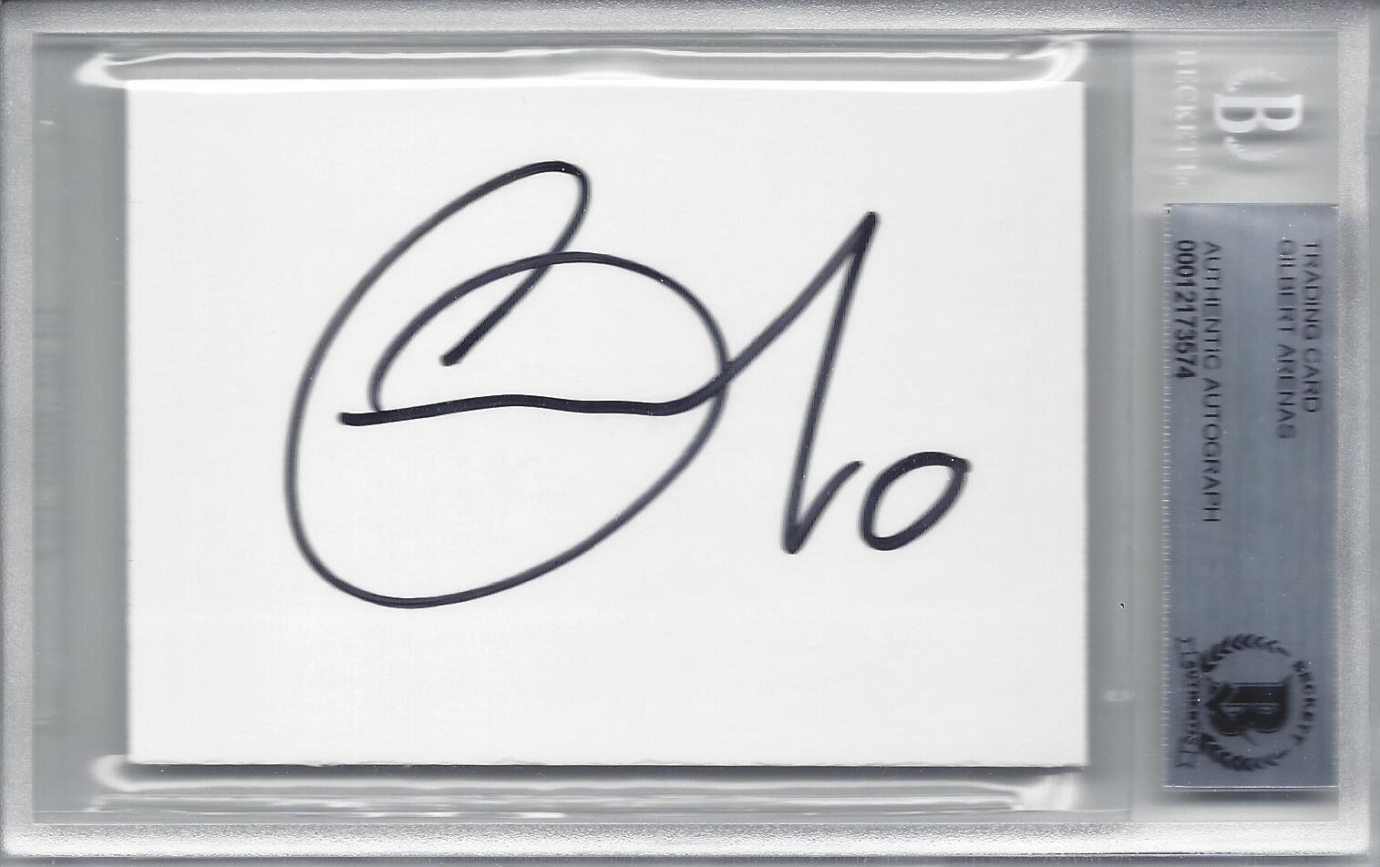 Gilbert Arenas signed White Decoy card AUTO AUTOGRAPH BAS Beckett ...