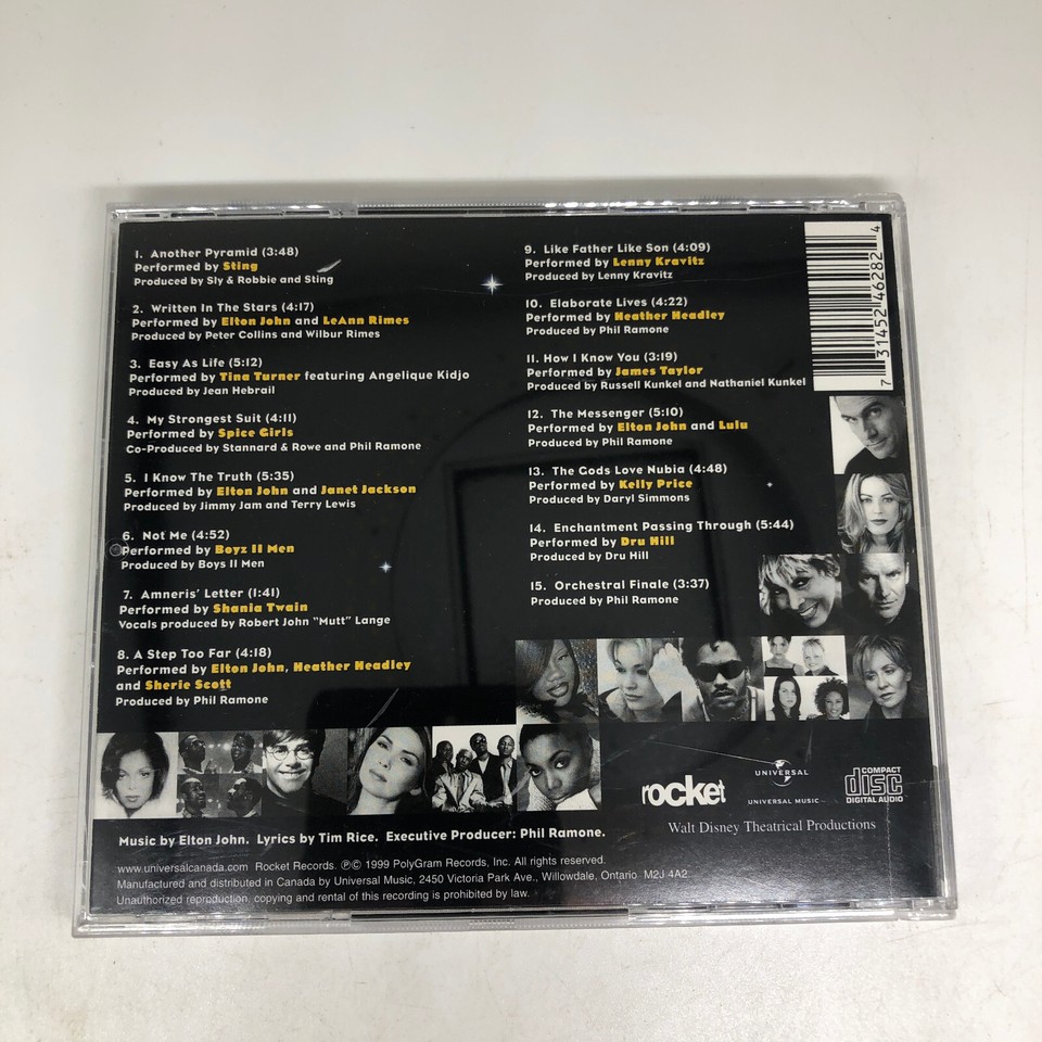 Elton John and Tim Rice's "Aida" by Elton John/Tim Rice (CD, Mar-1999 ...