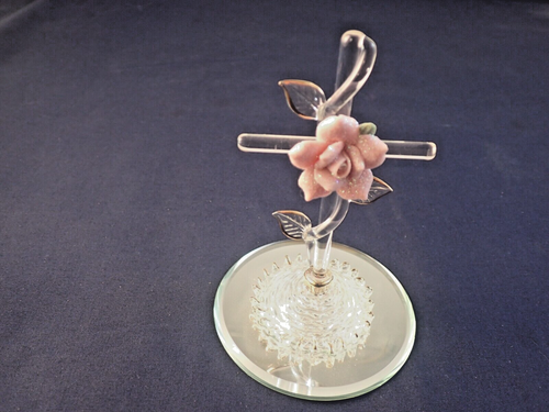 Glass Baron Cross With Rose P3 852G-K Excellent Pre-Owned | eBay