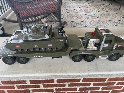 Vintage Hasbro GI Joe FunRise Battery Operated Semi Truck, Trailer ...