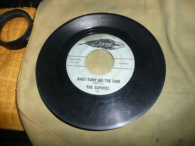 record 45 rare Soul The Superbs on Dore Baby Baby All The Time ...