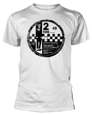 The Beat 2 Tone Label White T-Shirt OFFICIAL | eBay UK
