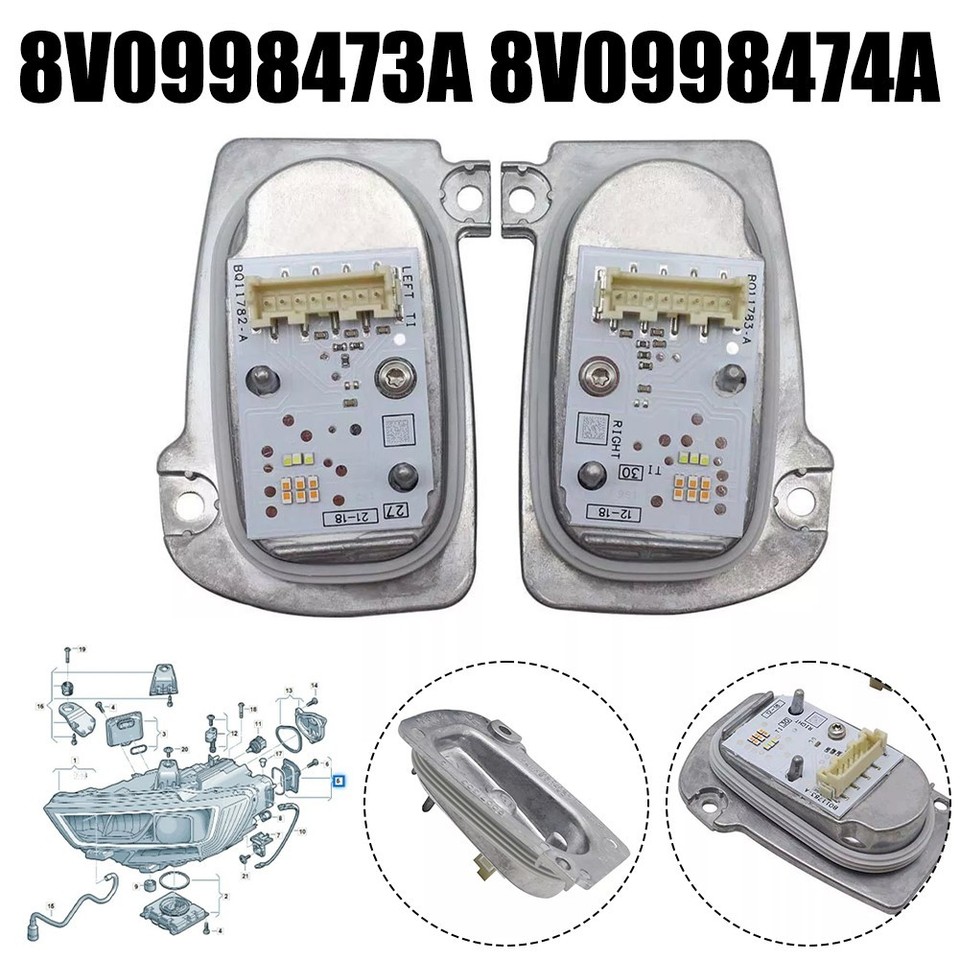 For A3 S3 RS3 8V Turn Signal Module Pair Reliable Replacement Component ...