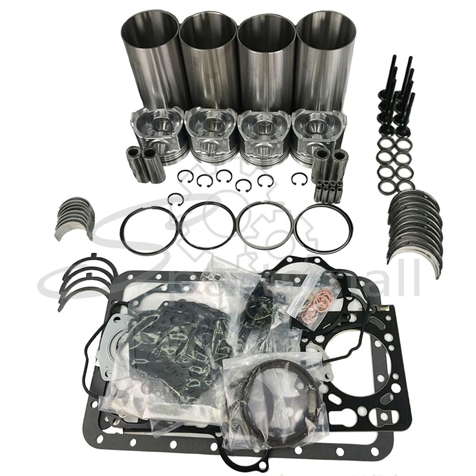 Overhaul Rebuild Kit For Case Cummins 4BT Engine 3.9 Non Emission 450C ...