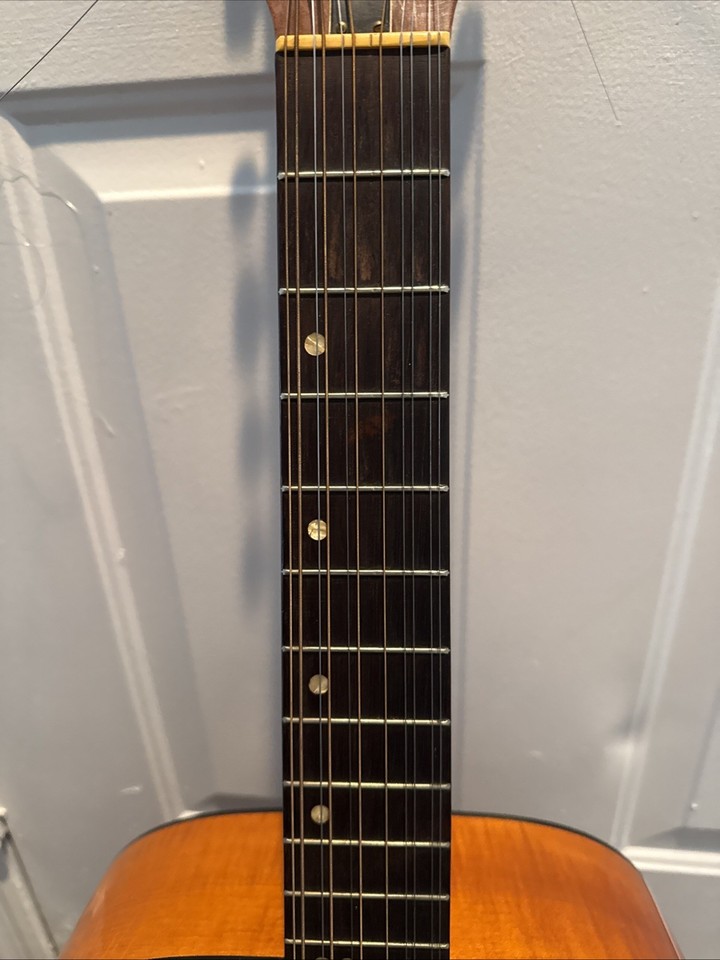 🎸 Vintage Goya TS-4 12-String Acoustic Guitar 1966, Sweden Serial ...