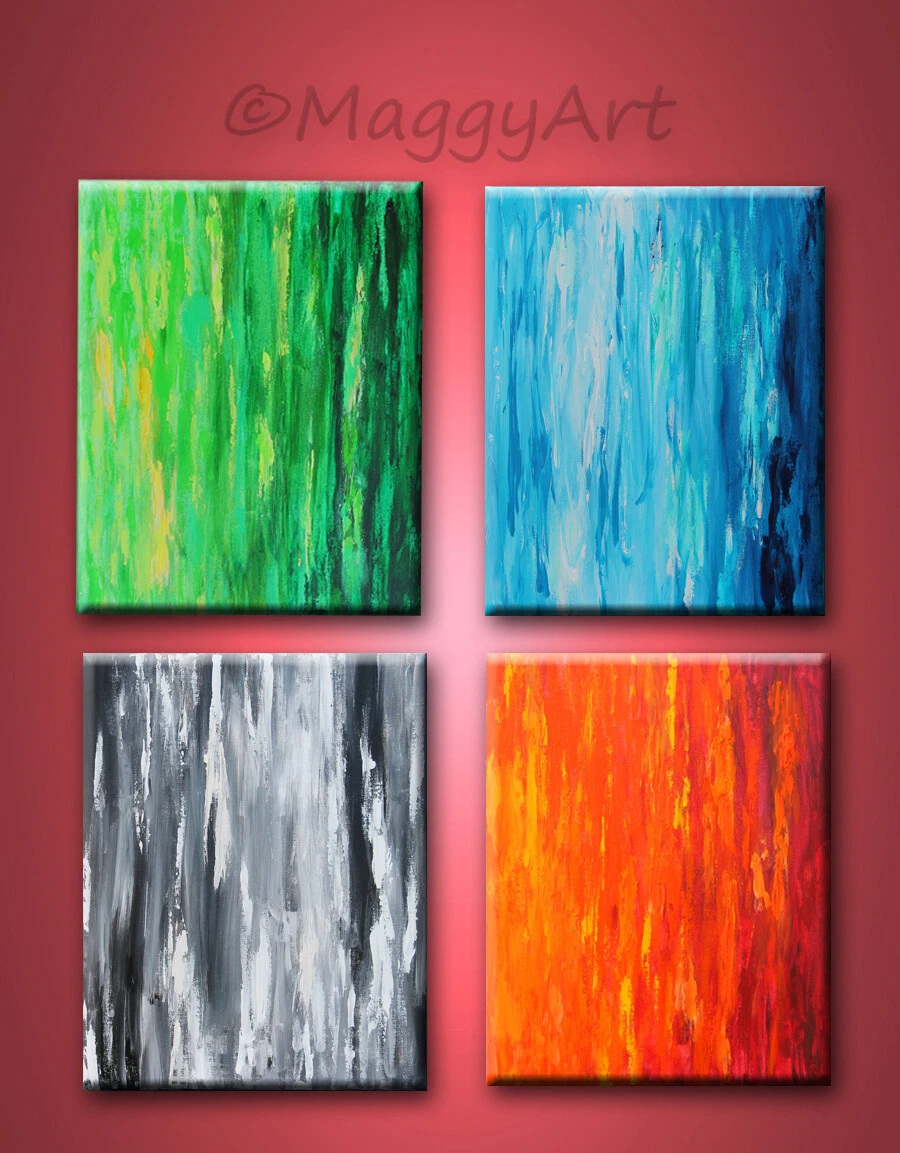 Four Seasons Abstract Painting