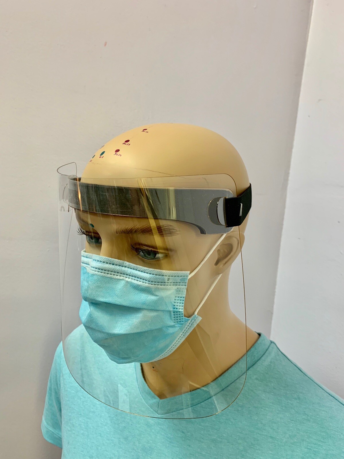 USA FACE SHIELD Eye Nose Mouth Protection Anti Spit Splash Sneeze ...