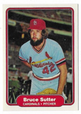BRUCE SUTTER 1982 Fleer Baseball # 129 St. Louis Cardinals HOF NM - MT ...