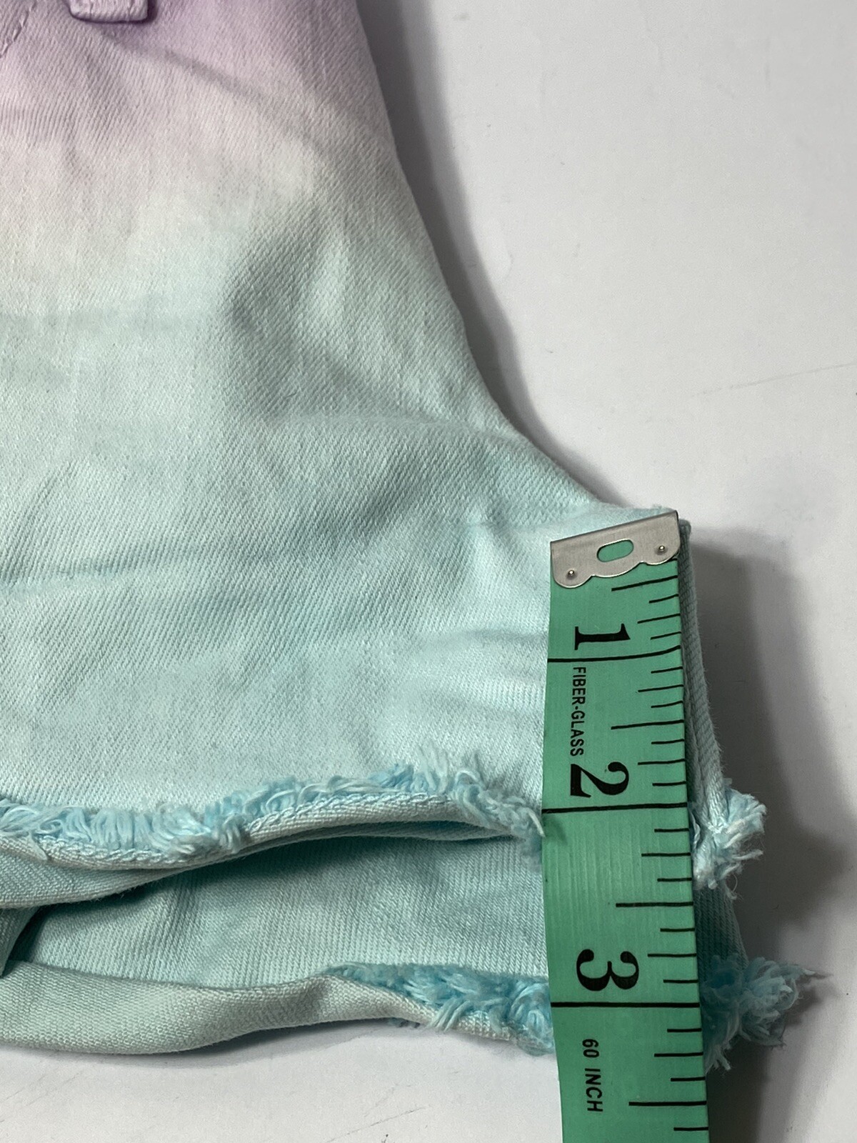 Disney The Little Mermaid Size 1 Juniors Ariel Dip Dye Cut-Off Raw Hem ...