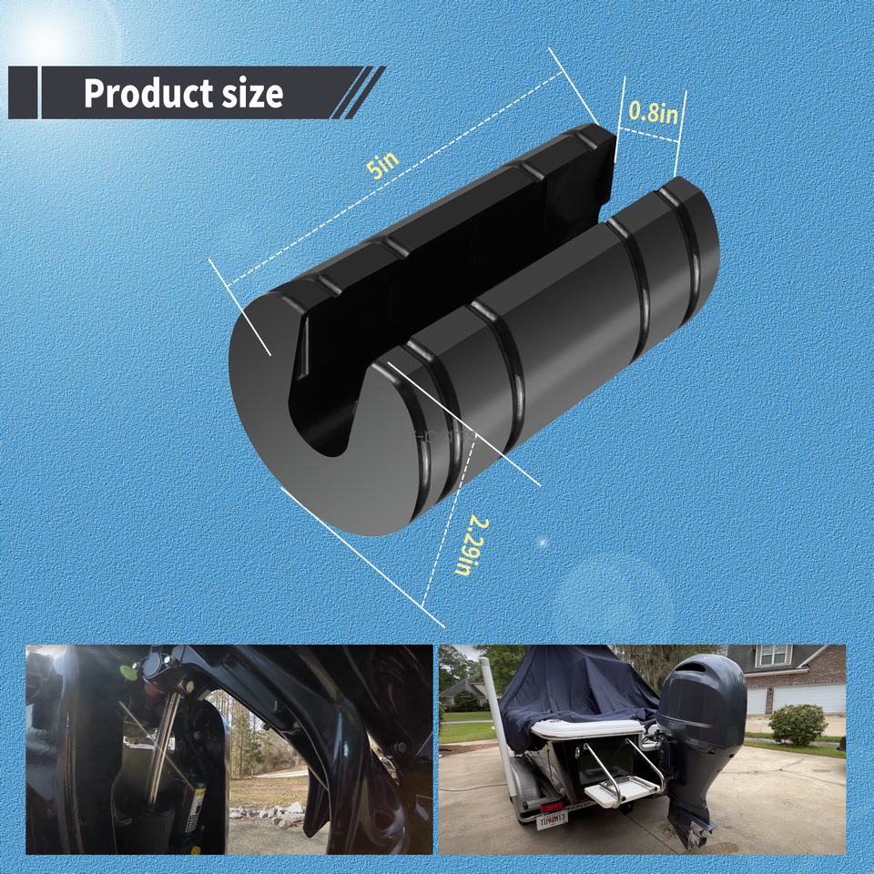 Outboard Motor Support For Yamaha Honda Suzuki Single Ram Tilt/Trim ...