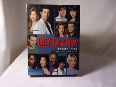 Grey's Anatomy: Season Three (Seriously Extended) (DVD, 2006 ...
