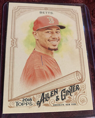 Mookie Betts 2018 Allen & Ginter Card # 245, Los Angeles Dodgers | eBay