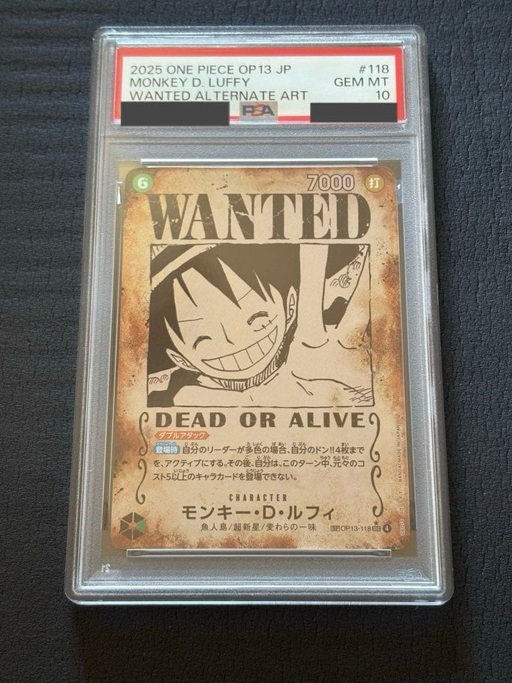 PSA10 Inherited Will 2025 One Piece Monkey D Luffy | eBay