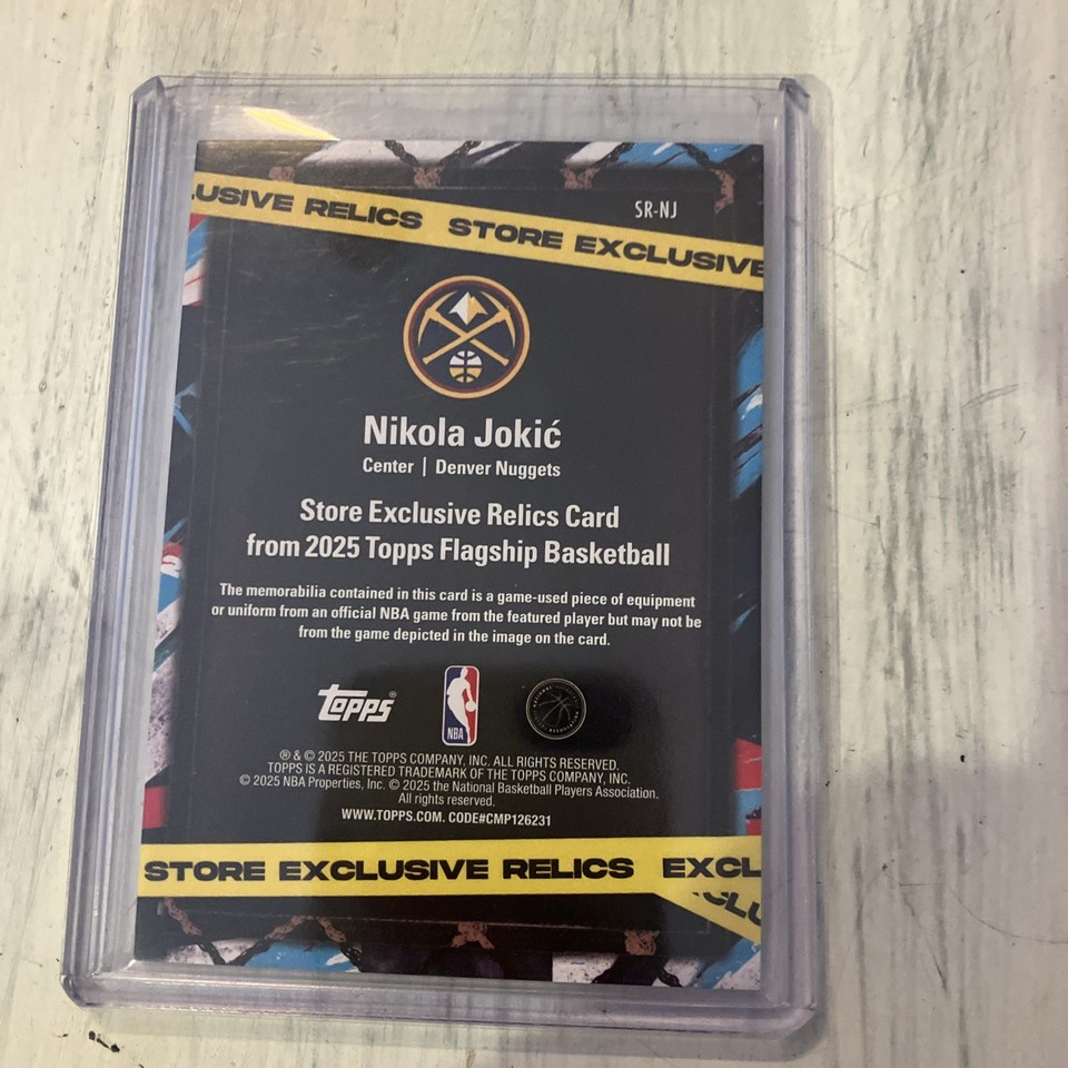 2025-26 Topps Nikola Jokic BLACKOUT /50 TARGET BLACK FRIDAY | eBay