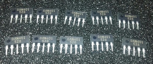 10pcs DAN401 Small Signal Diode Arrays 100/50mA 80V SIL5 13x3.5x6.6 ...