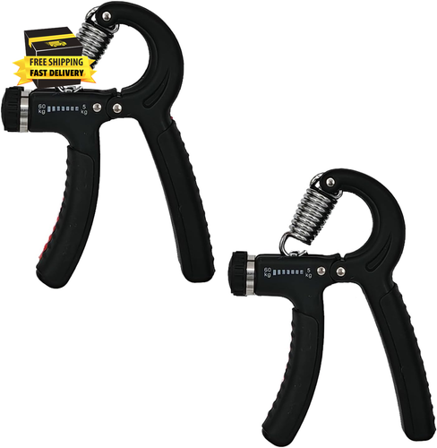 Strengthener Hand Grip 2 Pack Strength Trainer Forearm Finger Wrist ...
