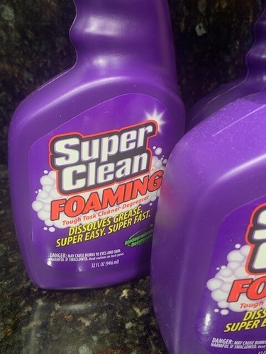 SuperClean Foaming Cleaner-Degreaser Dissolves Grease Super Easy and ...