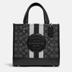 COACH Logo Black 2way Hand Bag Shoulder Bag Rare New | eBay