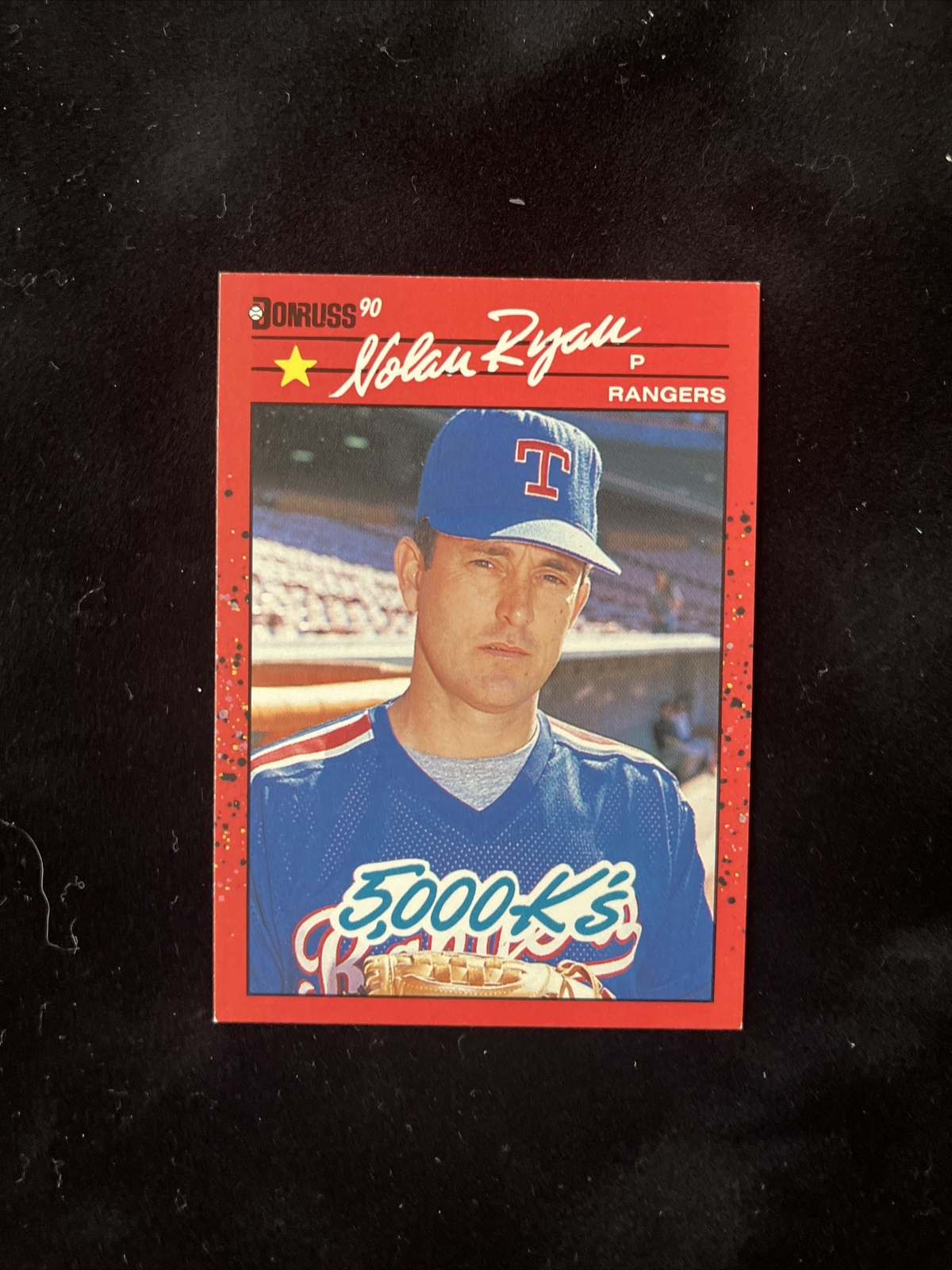 Nolan Ryan 5000k error card. Card #659 front. Card #665 back. Rare. | eBay