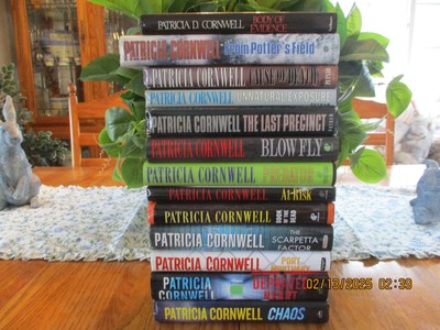 Patricia Cornwell Novels featuring Dr. Kay Scarpetta Hardbacks 13 ...