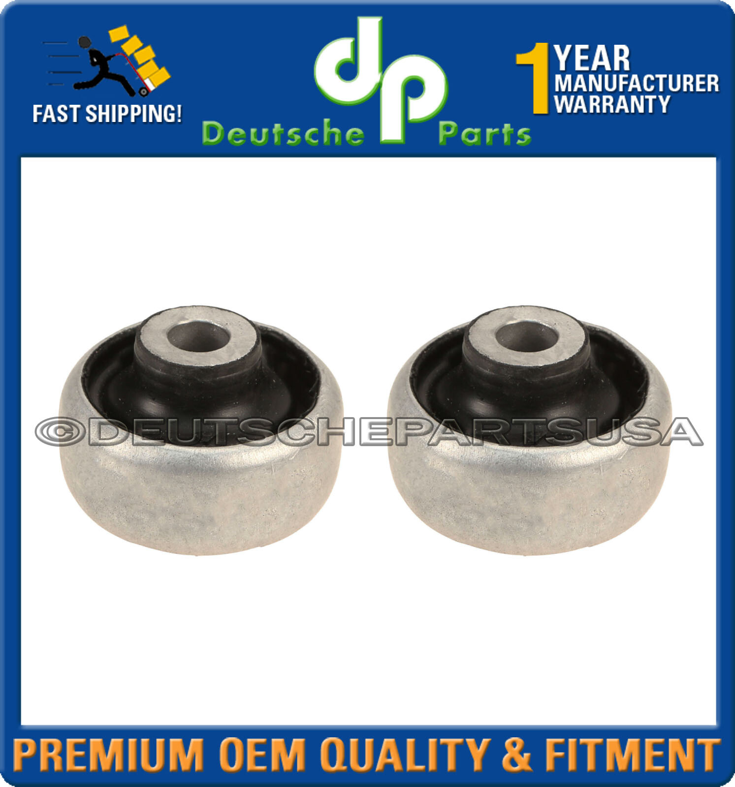 VW JETTA BEETLE PASSAT FRONT LOWER CONTROL ARM BUSHING BUSHINGS SET ...