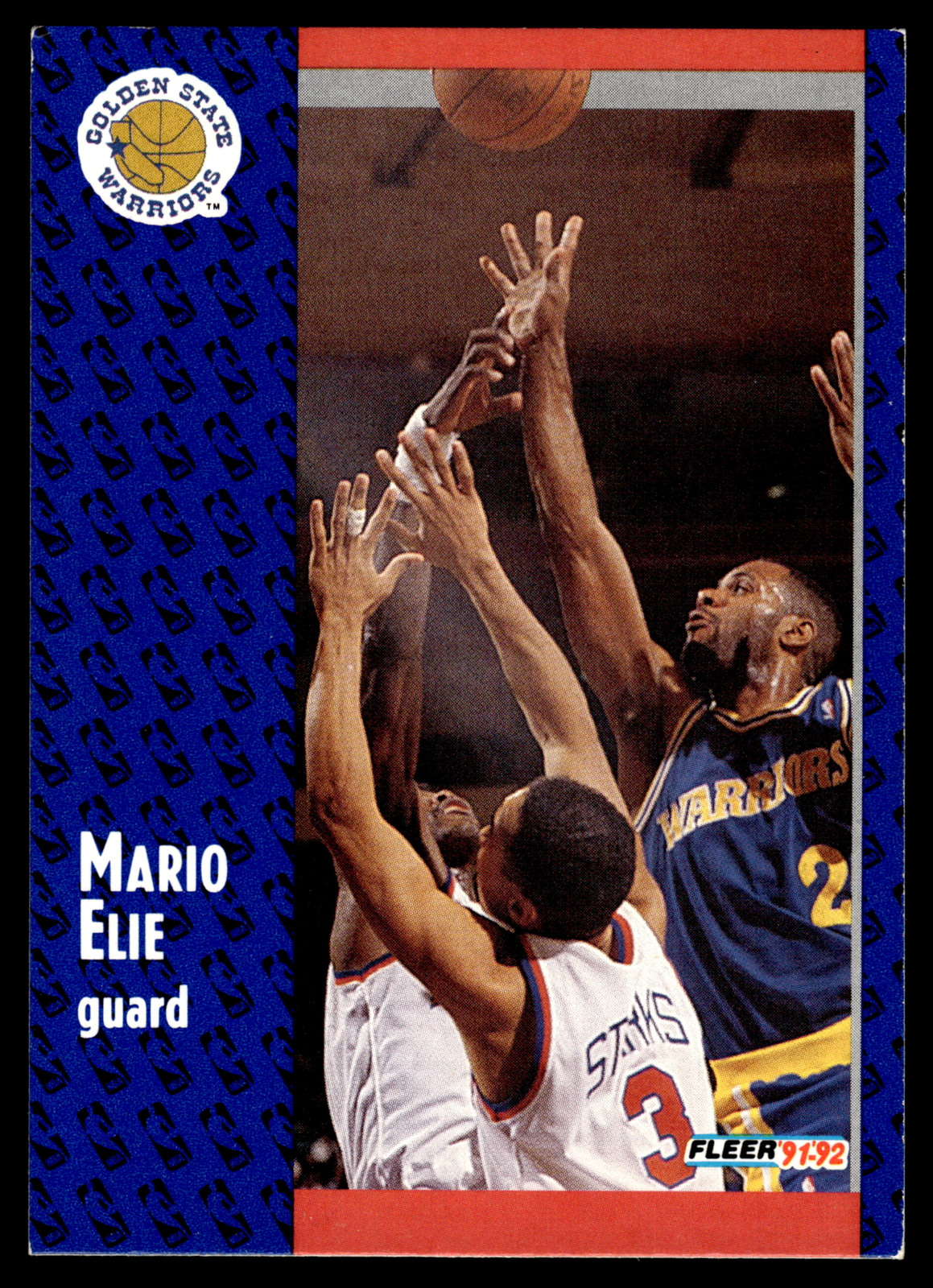 1991 Fleer #286 Mario Elie Rookie Golden State Warriors | eBay
