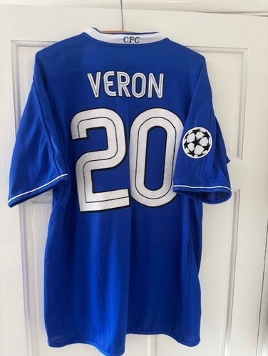 veron Match Worn/issued Chelsea shirt | eBay