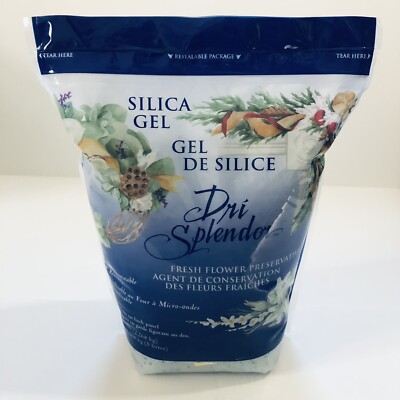 Dri Splendor Silica Gel Fresh Flower Preservative 5lbs Reusable ...
