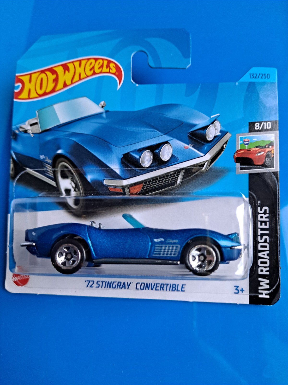 72 Stingray Convertible 🔥 1:64 Hotwheels 2023 Corvette HW Roadsters ...