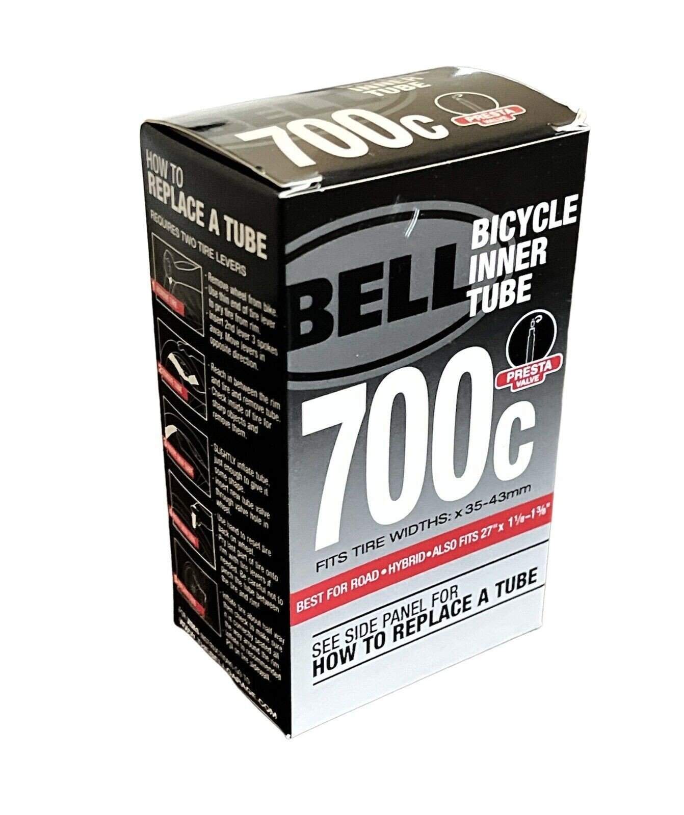 BELL 700c x 35-43mm PRESTA VALVE BICYCLE INNER TUBE - ROAD/HYBRID BIKE ...