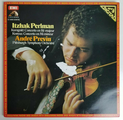 Itzhak Perlman Korngold Konyus Andre Previn LP EMI 2 C 069-03976 | eBay