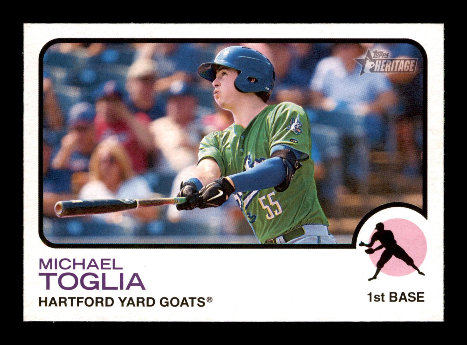 2022 Topps Heritage Minors #118 Michael Toglia Rockies Baseball Card | eBay