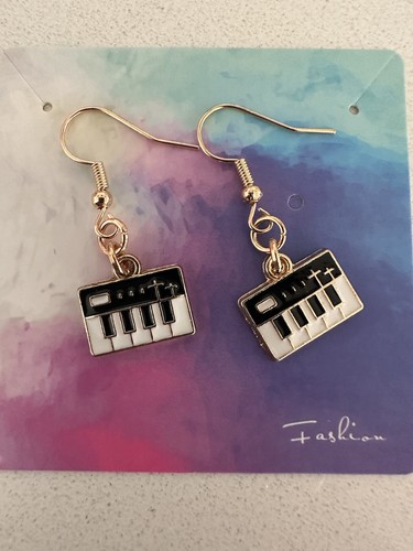 Music Keyboard Earrings, Novelty Piano Earrings, Gifts For Music Lovers ...