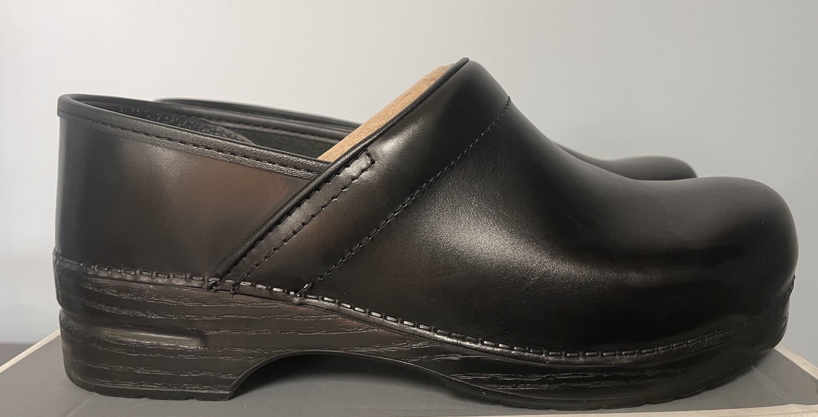 Dansko Mens Professional Wide Pro Cabrio Black Leathe… - Gem