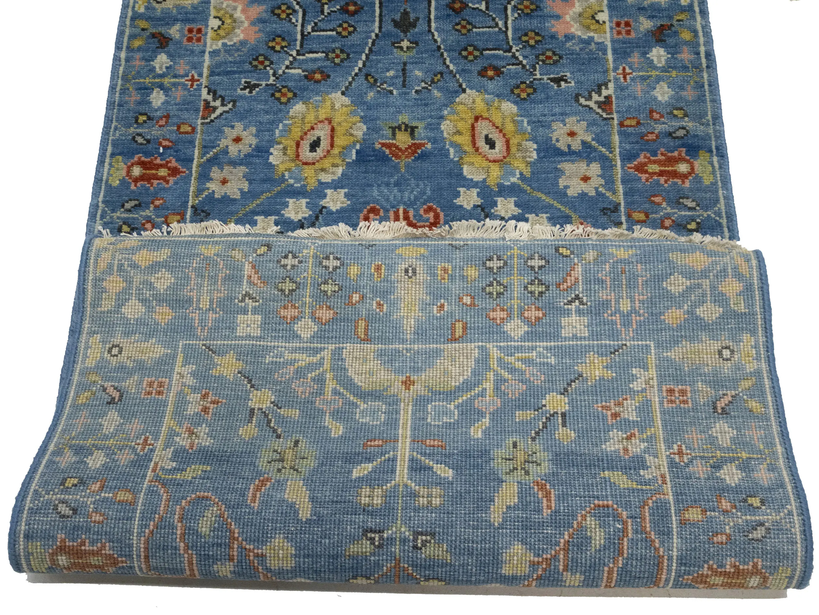 Tree of Life Oushak Chobi Runner Rug Floral Oriental Hallway Carpet 2 ...