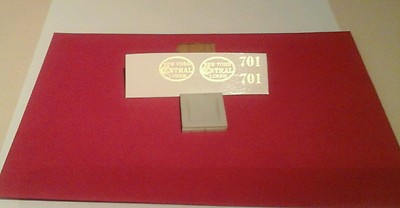 LIONEL PRE-WAR 701 O GAUGE LOCO GOLD METALLIC WATERSLIDE DECAL 0 4 0 ...