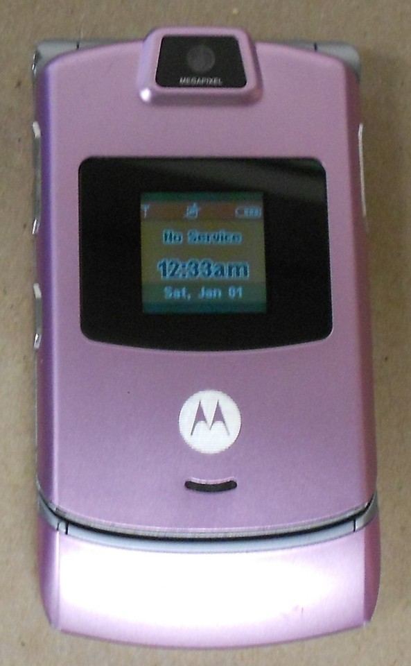 Motorola RAZR V3m Pink Very Rare Tested Fully Functional 0507-01M | eBay