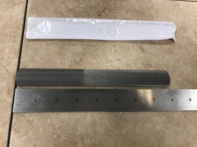 Wood Rasp File 4 Way Premium Grade High Carbon Hand File & Round Half ...