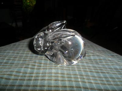 Vintage PBO 24% Lead CRYSTAL RABBIT FIGURINE Cute ! Taiwan | eBay