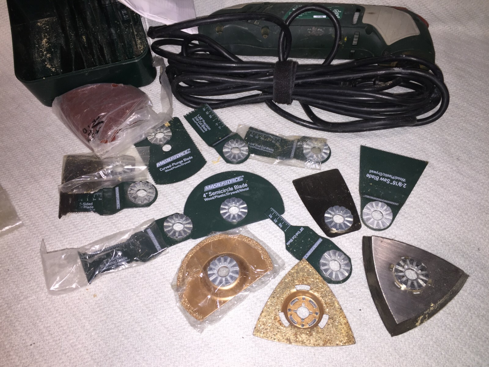 Master-force 241-0854 - 2.5A Utila Tool - Corded Oscillating Multi-Tool ...