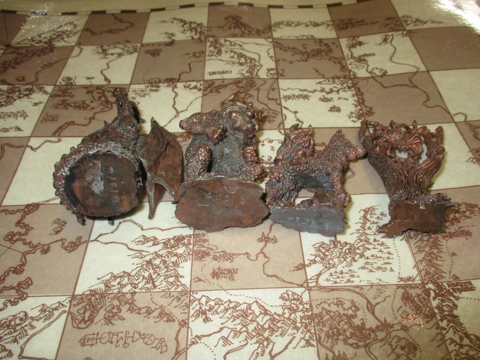 HOBBIT CHESS SET 1979 FELLOWSHIP FOUNDRY COMPLETE SET KEVIN O'HARE ...